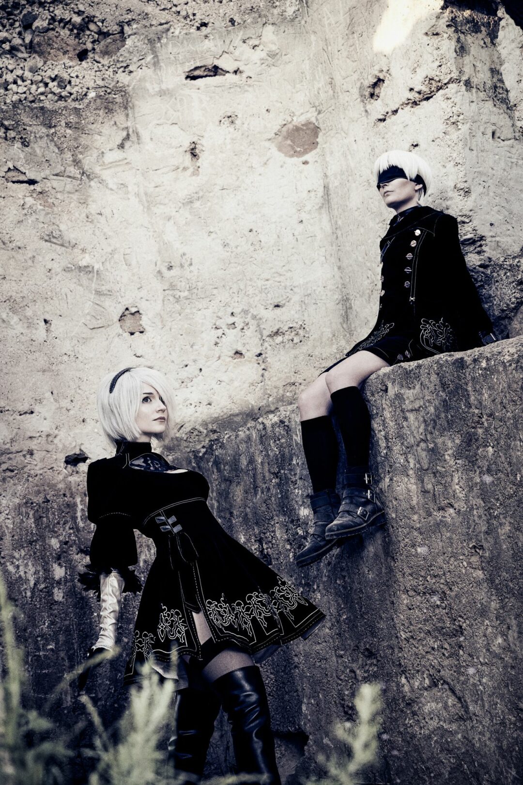Photoshoot: 2B & 9S (Nier: Automata - Lulu & Effy cosplay) - Cosplay.hu