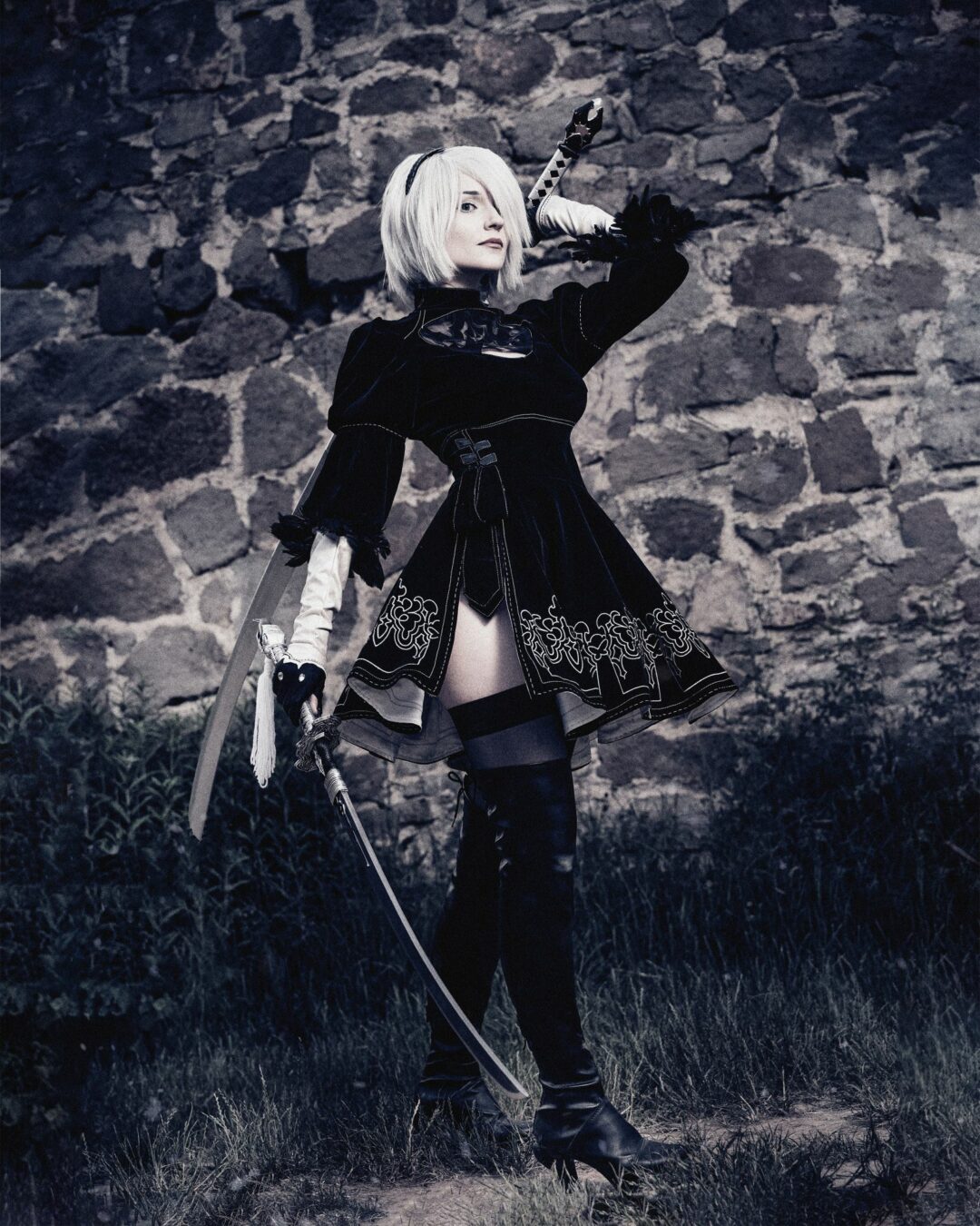 Photoshoot: 2B & 9S (Nier: Automata - Lulu & Effy cosplay) - Cosplay.hu